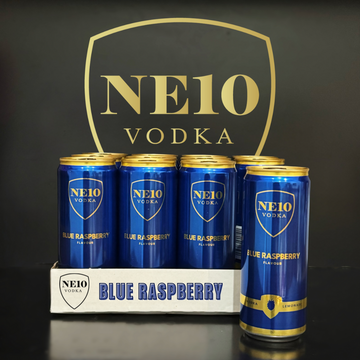 NE10 Vodka Blue Raspberry Pre-Mixed Cans 4.6ABV – NE10vodka